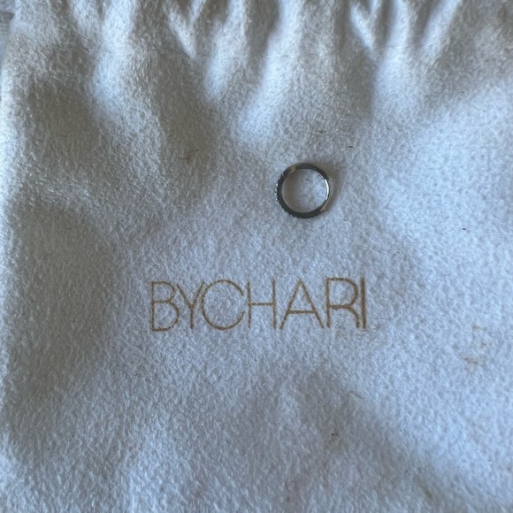 BYCHARI | Jewelry | Bychari White Gold Mini Diamond Huggie | Poshmark